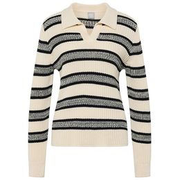 Rabe - Polo-Pullover, weiss, Gr. 36 / S - Baumwolle