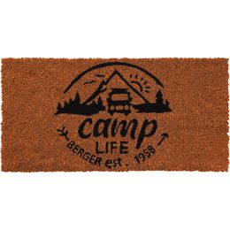 Berger Camplife Kokos Fu&szlig;matte 50 x 25 cm - Vorzeltteppich & Zeltboden