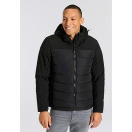 Outdoorjacke CMP, Herren, Gr. 48, schwarz (nero), Obermaterial: 100% Polyester. Futter: 100% Polyamid. Wattierung: 100% Polyester, Jacken Outdoorjacke