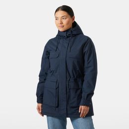 Funktionsmantel Helly Hansen "W ESCAPE INS PARKA", Damen, Gr. XL, navy, Obermaterial: 100% Polyamid. Futter: 100% Polyester. Wattierung: 100% Polyester, h&uuml;ftbedeckend, M&auml;ntel Funktionsmantel, mit Primaloft Black Eco Isolierung, wasserdicht, winddicht