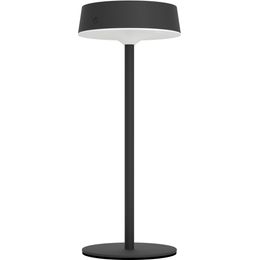 Eglo Tischleuchte "SIMERI Tischlampe - Stahl - SOLAR-LED - 3W - IP44", schwarz, 1, &Oslash; 13cm H: 31cm, 1 Stk., Leuchten, Solarleuchte, Au&szlig;entischleuchte, Akku, Leselampe, H31 x &Oslash;13 cm, Tischleuchte