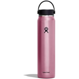 Isolierflasche Hydro Flask "40 OZ LIGHTWEIGHT WIDE FLEX CAP", rosa (tourmaline), H:31,24cm, Edelstahl, Trinkflaschen, Isolierflasche, TempShield️ doppelwandige Vakuumisolierung