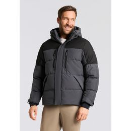 Steppjacke Killtec "KOW 88 MN QLTD JCKT", Herren, Gr. 4XL, dunkel stahl, Obermaterial: 100% Polyester. Futter: 100% Polyester. Wattierung: 100% Polyester, Jacken Steppjacke, wasserabweisend, winddicht, atmungsaktiv, mit verstellbarer Kapuze