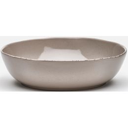Schale Van Well "Salatschale Urban, 29,5 cm, 2 St&uuml;ck", braun, H:8,1cm &Oslash;:29,5cm, Steinzeug, Sch&uuml;sseln, Schale, sp&uuml;lmaschinengeeignet