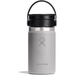 Thermobecher Hydro Flask "12 Oz Wide Flex SIP Lid", beige (birch), B:5,7cm H:16,2cm &Oslash;:5,7cm, Edelstahl, Trinkgef&auml;&szlig;e, Thermobecher, Hochwertiger 18/8 Edelstahl