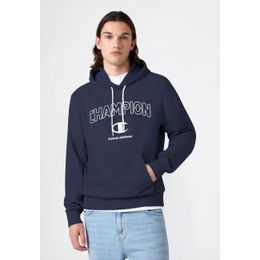 Kapuzensweatshirt Champion "Graphic Terry Hoodie", Herren, Gr. L, nny, Obermaterial: 55% Baumwolle, 45% Polyester, normal, Rundhals, Sweatshirts Kapuzensweatshirt, sportlicher Stil, f&uuml;r Erwachsene, Rundhalsausschnitt