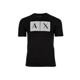 T-Shirt Armani Exchange "T-Shirt T-SHIRT 1er Pack", Herren, Gr. S, schwarz, Obermaterial: 100% Baumwolle CO., Shirts T-Shirt