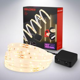 Briloner Leuchten LED-Streifen "Pimp your Panel LED Stripe", wei&szlig; (wei&szlig;, neutral), Lichterketten, LED-Streifen