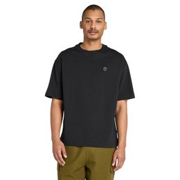 T-Shirt Timberland "DUNSTAN RIVER Short Sleeve Tee", Herren, Gr. S, schwarz, Obermaterial: 100% Baumwolle, Rundhals, Shirts T-Shirt