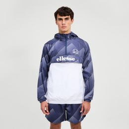 Windbreaker Ellesse "FIORISA WINDRUNNER", Herren, Gr. M, blau (navy, wei&szlig;), Obermaterial: 100% Nylon, Jacken Windbreaker, aus Nylon, leichtes Material
