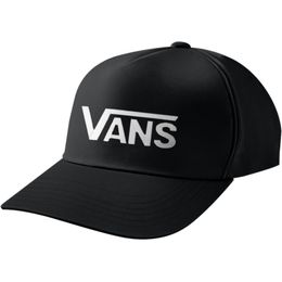 Baseball Cap Vans "DROP V LOGO SNAPBACK", Herren, schwarz, Obermaterial: 100% Baumwolle, Caps Baseball Cap, sportlicher Stil, f&uuml;r sportliche Aktivit&auml;ten, f&uuml;r Freizeit