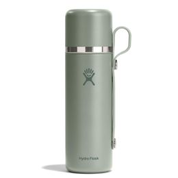 Thermobeh&auml;lter Hydro Flask "Hydroflask 28 OZ HOT FLASK AND CUP", agave, H:30cm, Lebensmittelaufbewahrungsbeh&auml;lter, Thermobeh&auml;lter, Auslaufsicher, All-in-One Design