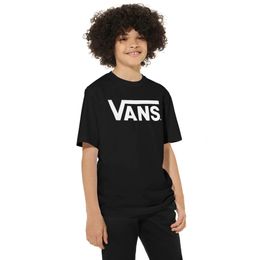 T-Shirt Vans "Vans CLASSIC", Jungen, Gr. L, schwarz, Single Jersey, Obermaterial: 100% Baumwolle, unifarben, Rundhals, Shirts T-Shirt, f&uuml;r Kinder und Jugendliche, Kurzarm, f&uuml;r Sportmode und Streetwear, Topseller