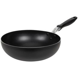 Wok RESTO KITCHENWARE "Antares, Bratpfanne antihaftbeschichtet und sp&uuml;lmaschinenfest", schwarz, H:9cm L:51,5cm &Oslash;:30cm, Pfannen, Wok, Induktion, f&uuml;r alle Herdarten geeignet