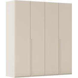 Kleiderschrank "Schrank Garderobe Ankleide Schlafzimmer Flur SERINA Eyecatcher", beige, beige mattglas (champagner), B:201cm H:223cm T:61cm, Holzwerkstoff, LeGer Home by Lena Gercke, Schr&auml;nke, Kleiderschrank, in 6 Breiten, 3 Ausf&uuml;hrungen und mit Front Glas oder Dekor MADE IN GERMANY