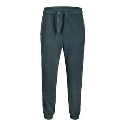 Jack & Jones Sweathose JACK & JONES "JPSTKANE BLEECKER SWEAT PANTS BF", Herren, Gr. S, N-Gr, forest river, Web, Obermaterial: 70% Baumwolle, 30% Polyester, unifarben, relaxed fit, Hosen Sweathose