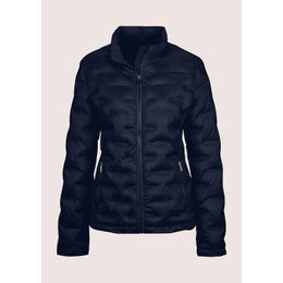 Madeleine Mode Steppjacke MADELEINE "Steppjacke Jacke aus wattiertem Sommer-Stepp", Damen, Gr. 42, blau (marine), Obermaterial: 100% Polyester PES., Modern, normal, Jacken Steppjacke