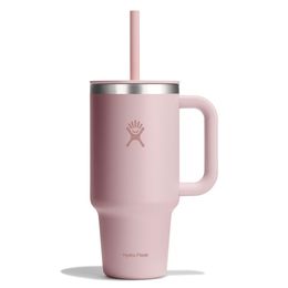 Thermobecher Hydro Flask "All Around Travel Tumbler in den Gr&ouml;&szlig;en 24 oz/ 32 oz / 40 oz", trillium, H:29,34cm, Edelstahl, Trinkgef&auml;&szlig;e, Thermobecher, Thermo Cup mit Strohhalm