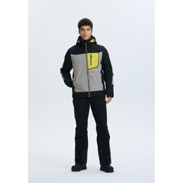 Skijacke Icepeak "Icepeak FRISCO", Herren, Gr. 54, basic schwarz, Obermaterial: 100% Polyester. Futter: 100% Polyester. Wattierung: 100% Polyester, Jacken Skijacke, wasserdicht, atmungsaktiv, winddicht, sportlicher Stil
