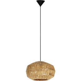 Eglo H&auml;ngeleuchte "SHELDON Pendellampe - Stahl - E27 - 1X40W - IP20", schwarz, 1, &Oslash; 38cm H: 110cm, 1 Stk., Leuchten, H&auml;ngelampe, Deckenlampe, Wohnzimmer, Esszimmer, H110 x &Oslash;38 cm, H&auml;ngeleuchte