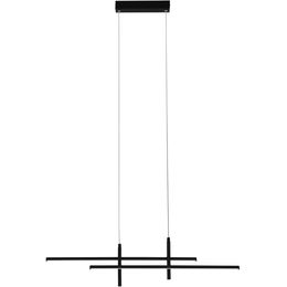 Eglo H&auml;ngeleuchte "TREPILIANO Pendellampe - Alu, Stahl - LED - 20W - IP20", schwarz, 1, H: 120cm, 1 Stk., Leuchten, H&auml;ngelampe, Deckenlampe, Wohnzimmer, Esszimmer, L110 x B7 x H120 cm, H&auml;ngeleuchte