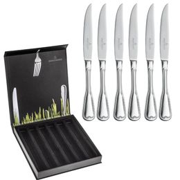 Steakmesser "Altfaden, im Geschenkkarton", silberfarben, B:17,6mm, Edelstahl, PICARD & WIELP&Uuml;TZ SOLINGEN, Essmesser, Steakmesser, praktisches Steakmesser-Set