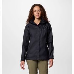 Regenjacke Columbia "Arcadia II Jacket", Damen, Gr. S (34/36), schwarz, Obermaterial: 100% Nylon. Futter: 100% Polyester, normal, Jacken Regenjacke
