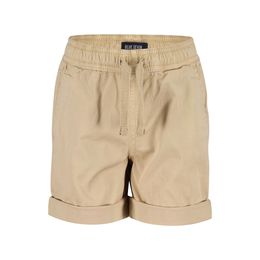 Bermudas Blue Seven, Jungen, Gr. 134, N-Gr, camel, Web, Obermaterial: 98% Baumwolle, 2% Elasthan, unifarben, washed, Basic kniefrei, Hosen Bermudas