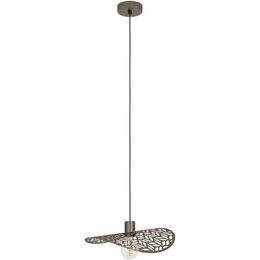 Eglo H&auml;ngeleuchte "SWABY Pendellampe - Stahl - E27 - 1X60W - IP20", bronze, 1, &Oslash; 40cm H: 110cm, 1 Stk., Leuchten, H&auml;ngelampe, Deckenlampe, Wohnzimmer, Esszimmer, H110 x &Oslash;40 cm, H&auml;ngeleuchte