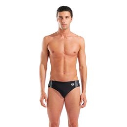 Badehose arena "M arena SWIM BRIEFS", Herren, Gr. 7 (XL), N-Gr, schwarz, sage, Obermaterial: 80% Polyamid, 20% Elasthan, Badehosen Badehose