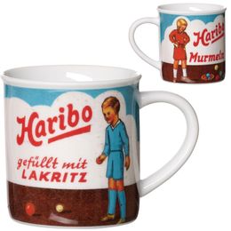 Ritzenhoff & Breker Becher RITZENHOFF & BREKER "HARIBO Retro, Lakritz, 380 ml", bunt, B:13cm H:9cm &Oslash;:9cm, Porzellan, Trinkgef&auml;&szlig;e, Becher, sp&uuml;lmaschinenfest