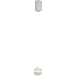 Sch&ouml;ner Wohnen Kollektion LED Pendelleuchte "LINI", wei&szlig;, 1, &Oslash; 10cm H: 23cm, 1 Stk., SCH&Ouml;NER WOHNEN-KOLLEKTION, Leuchten, SCH&Ouml;NER WOHNEN Kollektion, Comfort-Lift, LED Pendelleuchte