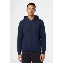 Kapuzensweatjacke Champion "ICONS TONAL Terry Full Zip Hoodie", Herren, Gr. L, nny, Obermaterial: 70% Baumwolle, 30% Polyester, Sweatjacken Kapuzensweatjacke, mit Kapuze, f&uuml;r sportliche Aktivit&auml;ten und Freizeit