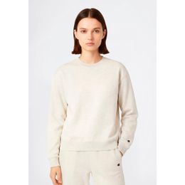 Sweatshirt Champion "ICONS TONAL loose fit Terry crewneck sweatshirt", Damen, Gr. S, ohmm, Obermaterial: 69% Baumwolle, 31% Polyester, normal, Rundhals, Sweatshirts Sweatshirt, f&uuml;r Erwachsene, aus Baumwolle und Polyester, sportlicher Stil