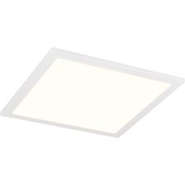 REALITY LEUCHTEN LED Deckenleuchte "SIRIUS, LED Deckenlampe mit Bewegungsmelder, D&auml;mmerungssensor IP20", wei&szlig; matt, 1, H: 6cm, 1 Stk., Leuchten, als Wandleuchte oder Deckenleuchte indoor montierbar, 2050 Lumen 3000K, LED Deckenleuchte