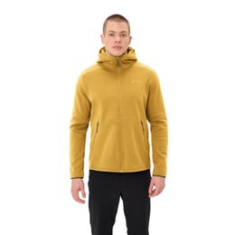 Fleecejacke Vaude "MEN'S IDRIS FLEECE HOODY", Herren, Gr. L, savanna, Obermaterial: 100% Polyester. Futter: 100% Polyester, Jacken Fleecejacke, mit Kapuze und hohem Kragen, schnell trocknendes Material