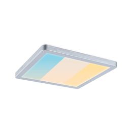 Paulmann LED Panel "Atria Shine IP44 eckig 190x190mm 8W 1160lm 3000 - 6500K", chromfarben, 1, H: 3,2cm, 1 Stk., Leuchten, Farbwechsler, LED Panel
