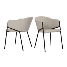 M&ouml;bel Kraft Armlehnstuhl 2er-Set beige Ma&szlig;e (cm): B: 60 H: 76 &raquo; M&ouml;bel Kraft