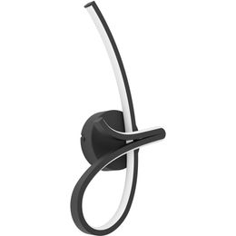 Eglo Wandleuchte "CARDONCITO Wandlampe - Stahl - LED - 12W - IP20", schwarz, 1, 1 Stk., Leuchten, Wandstrahler, Wandspot, Wohnzimmer, Flur, L44 x B18 x AL8 cm, Wandleuchte