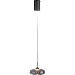Sch&ouml;ner Wohnen Kollektion LED Pendelleuchte "POSH", grau, 1, &Oslash; 22cm H: 80cm, 1 Stk., SCH&Ouml;NER WOHNEN-KOLLEKTION, Leuchten, SCH&Ouml;NER WOHNEN Kollektion, SimplyDim, Memoryfunktion, Comfort-Lift, LED Pendelleuchte
