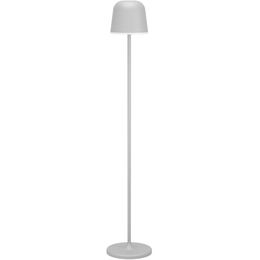 Eglo Stehlampe "MANNERA-L Stehlampe - Alu, Stahl - LED - 4,3W - IP54", grau, 1, &Oslash; 16cm H: 140cm, 1 Stk., Leuchten, Standleuchte, Leselampe, Wohzimmer, Schlafzimmer, H140 x &Oslash;16 cm, Stehlampe