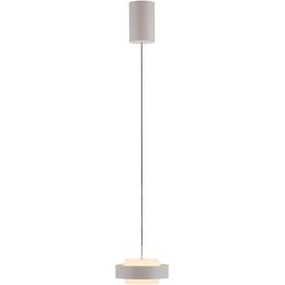 Sch&ouml;ner Wohnen Kollektion LED Pendelleuchte "ELMO", sandbrise, 1, &Oslash; 17,5cm H: 60cm, 1 Stk., SCH&Ouml;NER WOHNEN-KOLLEKTION, Leuchten, SCH&Ouml;NER WOHNEN Kollektion, Comfort Lift, Dimmf&auml;hig per Tronicdimmer, LED Pendelleuchte