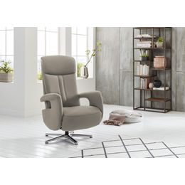 Relaxsessel DIE PLANBAR "MP-RS18073", longlife easy desert, B:71cm H:110cm T:83cm, 100% Polyester, Sessel, Relaxsessel, 360 drehbar, inkl. man. Kopfpolsterverstellung u. Relax-Funktion
