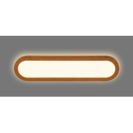 Briloner Leuchten LED Wandleuchte "PIL 2193014", holzfarben, Leuchten, LED Wandleuchte