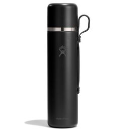 Thermoflasche Hydro Flask "Trinkflasche 36 OZ HOT FLASK AND CUP", schwarz, H:36cm, Edelstahl, Trinkflaschen, Thermoflasche, Auslaufsicher, All-in-One Design
