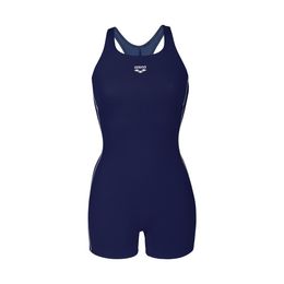 Badeanzug arena "W FINDING HL R", Damen, Gr. 42, N-Gr, blau (navy, wei&szlig;), Obermaterial: 100% Polyester, Badeanz&uuml;ge Badeanzug, sportlich, chlorbest&auml;ndig, schnelltrocknend, mit UV-Schutz UPF50+