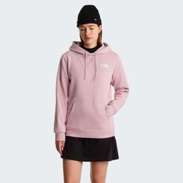 Kapuzensweatshirt The North Face "W SIMPLE DOME REGULAR HOODIE", Damen, Gr. S, metal pink, Sweatware, Obermaterial: 68% Baumwolle, 32% Polyester, Rippb&uuml;ndchen, Sweatshirts Kapuzensweatshirt, mit K&auml;ngurutasche, sportlicher Look, mit Logodruck, pflegeleicht