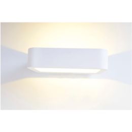 N&auml;ve N&Auml;VE LED Wandleuchte "Wanna", wei&szlig;, 1, H: 5cm, 1 Stk., Leuchten, incl. 1x 5W Edison LED, l: 20cm, b: 12cm, h: 5cm, Gips, wei&szlig;, LED Wandleuchte