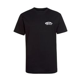T-Shirt Vans "DOUBLE STANDARD SS TEE", Herren, Gr. XXL, schwarz, wei&szlig;, Obermaterial: 100% Baumwolle, normal, Rundhals, Shirts T-Shirt, sportlicher Stil, ohne Verschluss, Rundhalsausschnitt