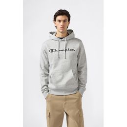 Kapuzensweatshirt Champion "BASICS Fleece Hoodie Large Logo", Herren, Gr. XL (56/58), noxm, ns, Obermaterial: 55% Baumwolle, 45% Polyester, Sweatshirts Kapuzensweatshirt